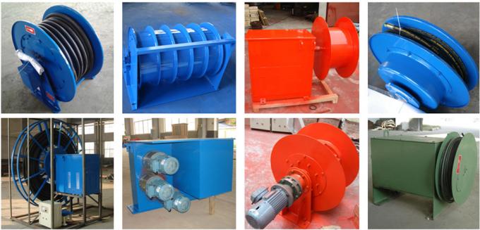 Compact Structure Motorized Cable Reel High Voltage Motor Driven